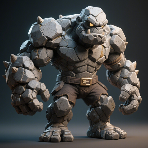 👨 stone man・ STL File for 3D printing・Cults