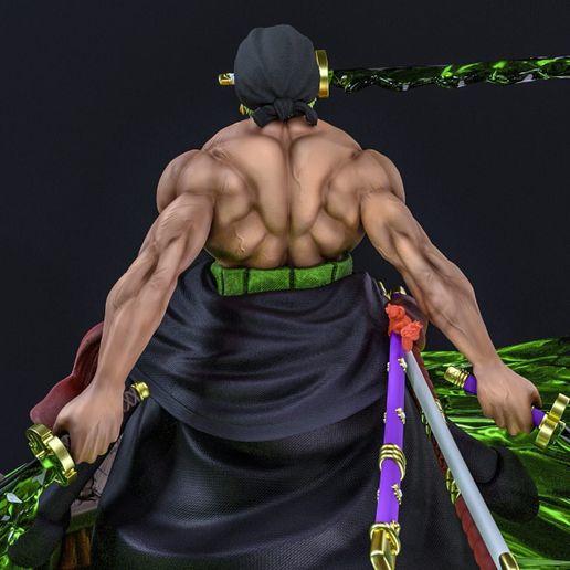 STL file Roronoa Zoro 🦸 ・3D printable model to download・Cults