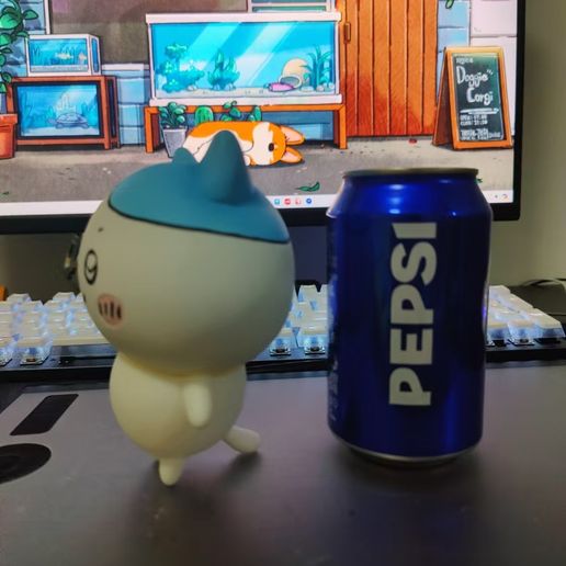 STL file Hachiware Action figure#chikawa 🦸 ・3D printer model to ...