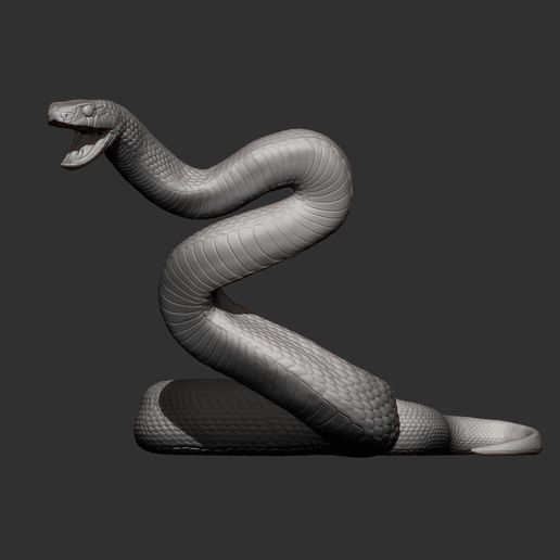 🐍 Eastern brown snake 3D print model・ STL File for 3D printing・Cults