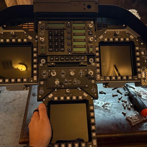 📁 1:1 F/A-18 Simpit Front Section - 3D Print File (STL) Winwing ...