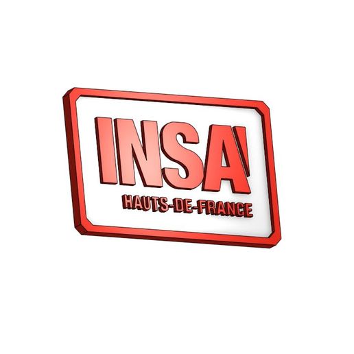 Free STL file INSA HdF simplified logo. 🇫🇷 ・3D printing design to ...