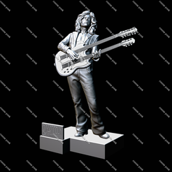 Led Zeppelin band figure・4 3D Models & STL Files to Download・Cults
