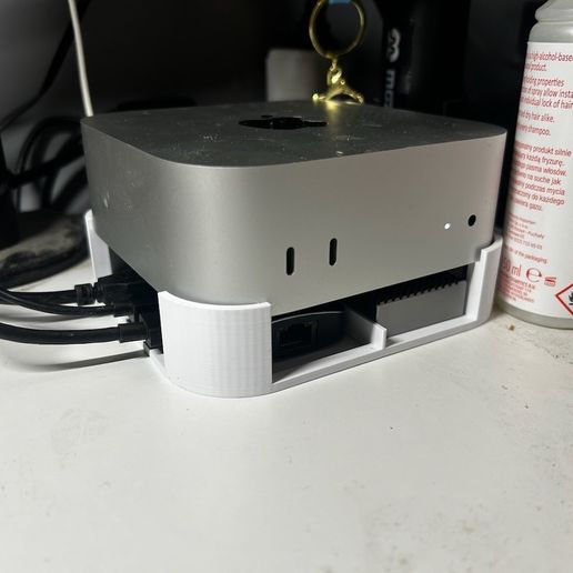 👽 Mac Mini M4 Stand + additional drive・Free 3D File for ・Cults
