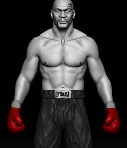 🥊 MIKE TYSON (FANART)・ STL File for 3D printing・Cults