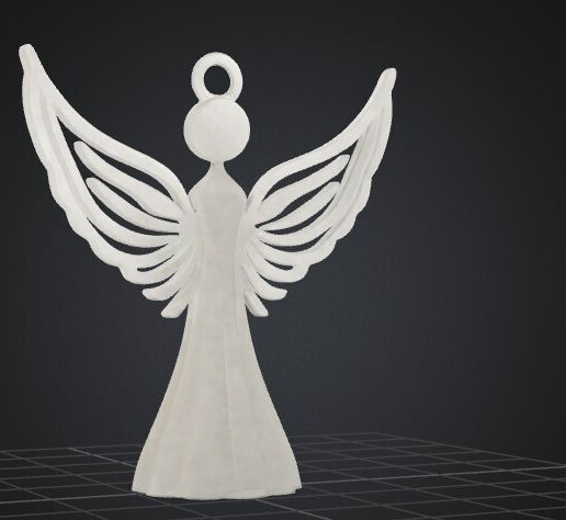 STL file Ethereal Guardian angel 👼 (OBJ)・3D printing template to ...