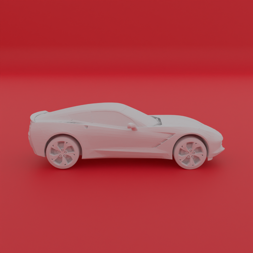 STL file Chevrolet Corvette C7 Stingray 🚙 (OBJ)・3D printer model to ...