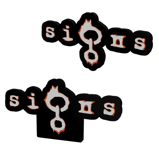 🖼️ 3D MULTICOLOR LOGO/SIGN - Signs・ STL File for 3D printing・Cults