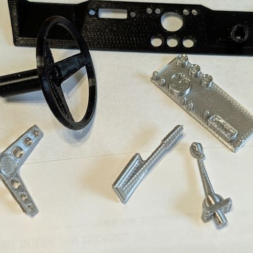 🏎️ COX Dune Buggy Dashboard, shifter, and hand brake.・ STL File for 3D ...