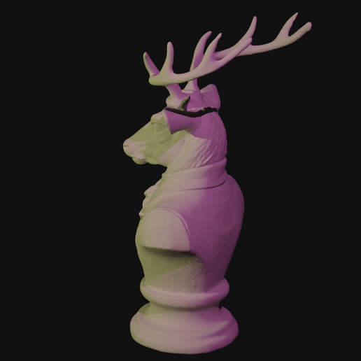 STL file Stag In suit Bust 👤 ・3D printable model to download・Cults