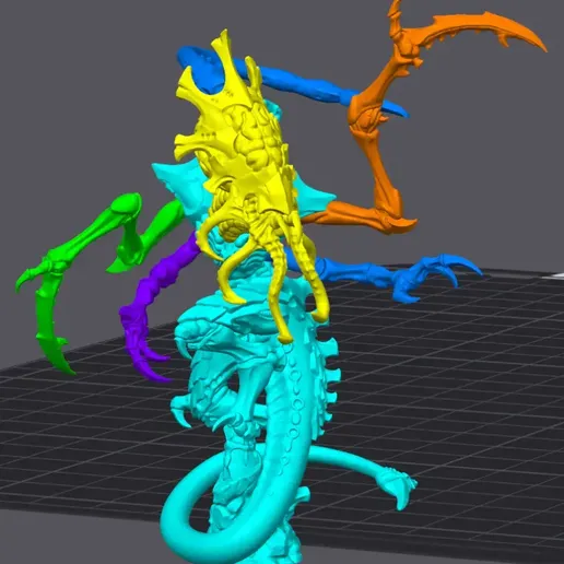 3D file Neuro Fighter 🎲 ・Template to download and 3D print・Cults