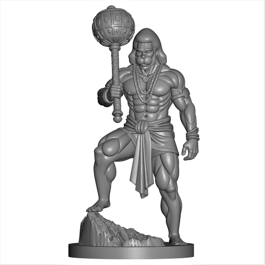 🛕 Hanuman・ STL File for 3D printing・Cults