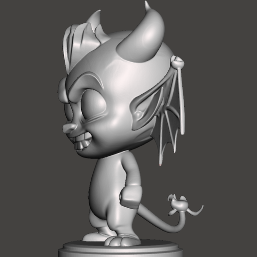 😈 D25 little devil・ STL File for 3D printing・Cults
