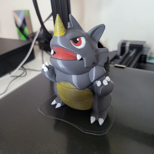 3D printed POKEMON - RHYDON (EASY PRINT NO SUPPORT) • made with ...