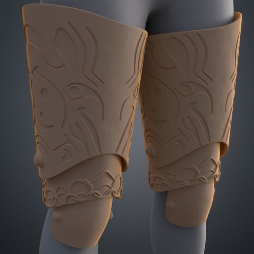 💍 Elden Ring – Malenia’s Thigh Armor・ 3D File for 3D printing・Cults