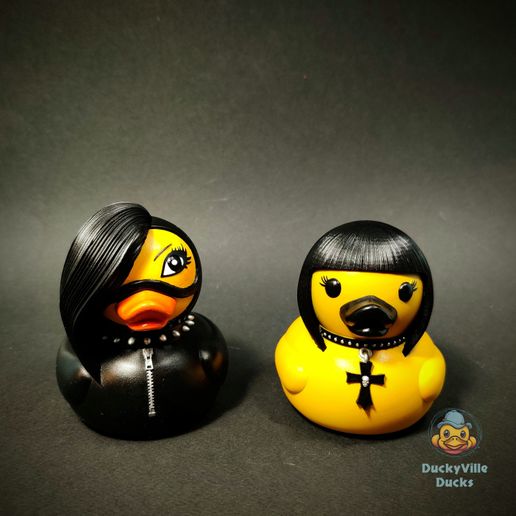 👧 Gwendoline – the Goth Girl Duck・ STL File for 3D printing・Cults
