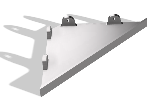 🍽️ Corner shelf・ STL File for 3D printing・Cults