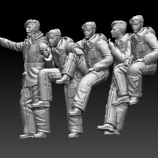 🪖 British tank crew・ STL File for 3D printing・Cults