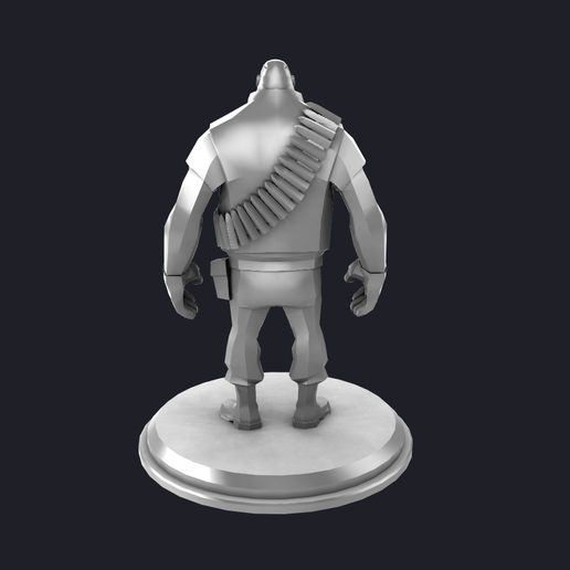 🗿 Team Fortress 2 Heavy 3D MODEL・ 3D File for 3D printing・Cults