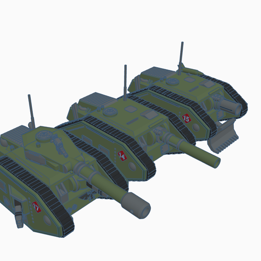 STL file Wargame battle tanks pack 🔨 ・3D print model to download・Cults