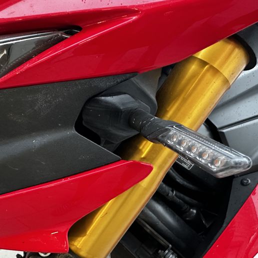 🏍️ Motorcycle indicator adapter・Free STL File for ・Cults
