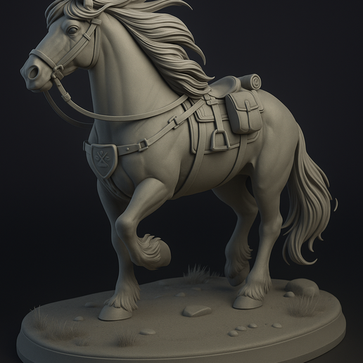 🐎 HORSE・ STL File for 3D printing・Cults