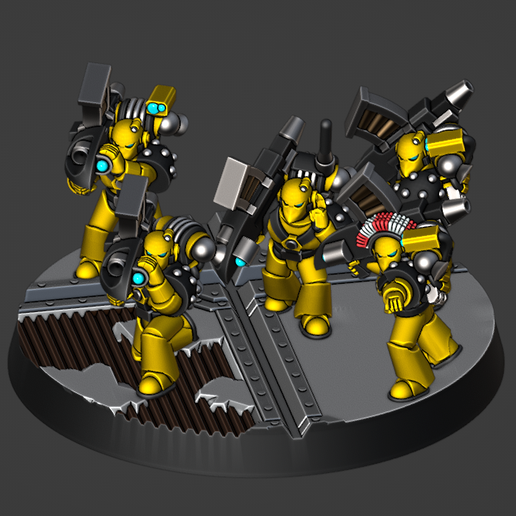 🦸 Expanded Missile Launcher Galactic Crusaders・Free STL File for 3D ...