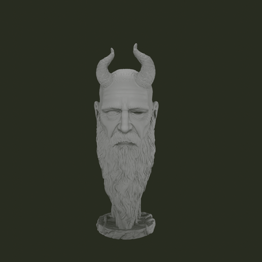 👤 Head of Mimir – Highly Detailed Bust 3D Printable・Free STL File for ...