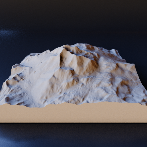 STL file Snowdon (Yr Wyddfa) 3D Model 🏞 ・3D printable design to ...