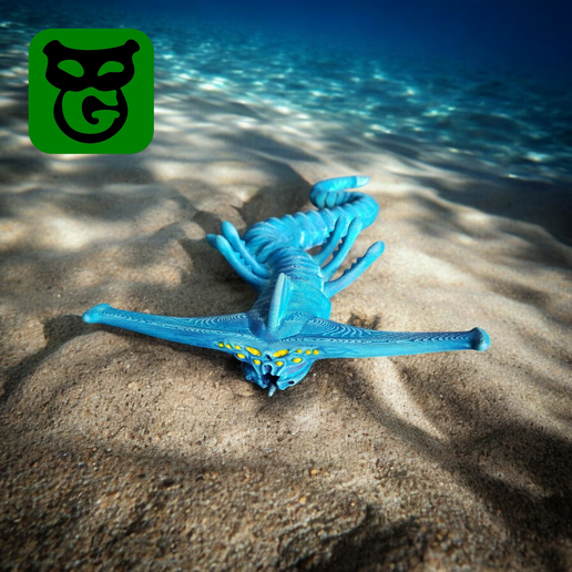 👻 Ghost Leviathan Flexi (Subnautica)・ STL File for 3D printing・Cults