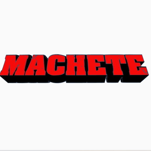 STL file MACHETE Logo Display by MANIACMANCAVE3D 🖼️ ・3D printer design ...