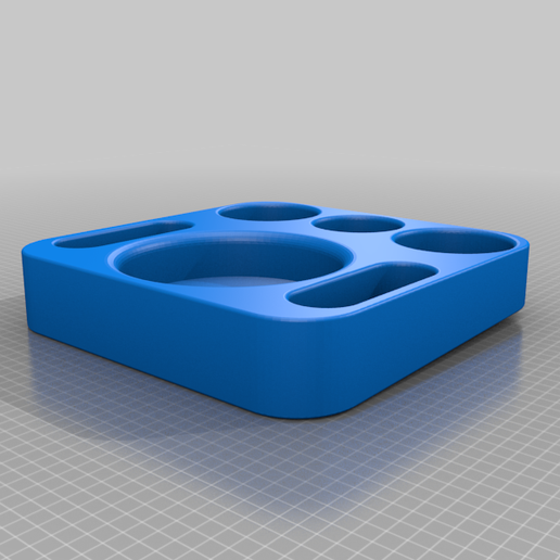 Free STL file TABLE FOR BEER OR SOFT DRINKS WITH GLASS HOLDER 🍺 ・3D ...