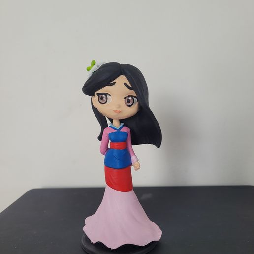 Mulan - Q Posket impreso en 3D・Cults