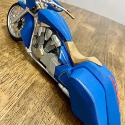 3D printer Bagger Chopper Motorcycle for 3D Print • made with Bambu lab ...
