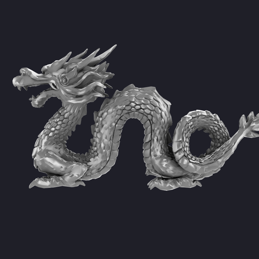 🐉 Chinese dragon 3D MODEL・ 3D File for 3D printing・Cults
