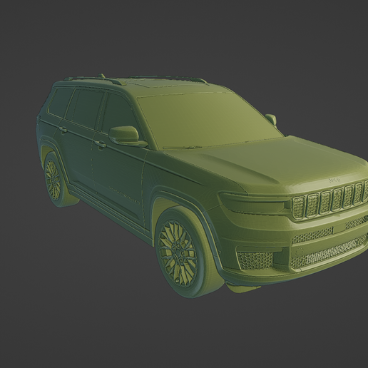 STL file Jeep Grand Cherokee L 2022 🚗 (OBJ, 3MF, and GCODE)・3D printer ...