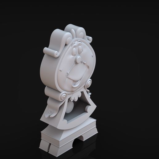 🕰️ Beauty and the beast : Cogsworth・ STL File for 3D printing・Cults