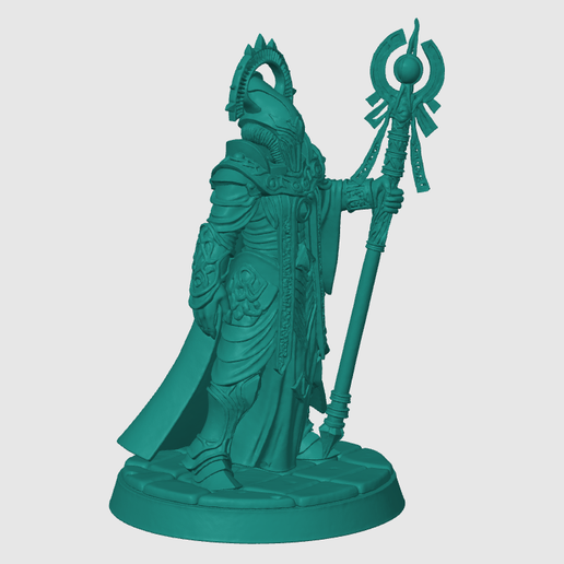 👽 Starseer Oracle – Mystic Alien Seer Miniature War-Hammer (28mm Scale ...