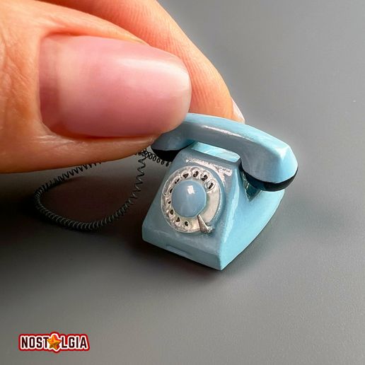📞 Vintage Rotary Phone・ STL File for ・Cults