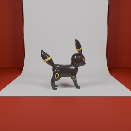STL file Pokemon - Umbreon Set (3 Poses) 🐉 ・3D printer design to ...