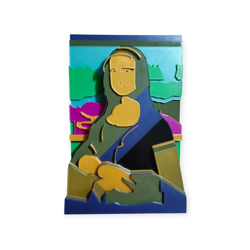 STL file Mona Lisa v2 🇫🇷 ・3D print model to download・Cults