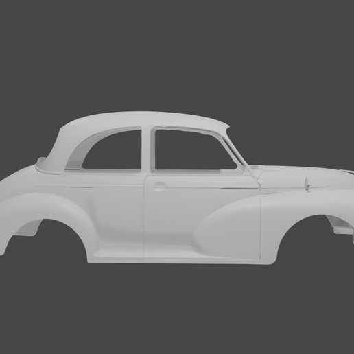 🐚 1953 Morris Minor RC Body Shell (1:10 Scale)・ STL File for 3D ...
