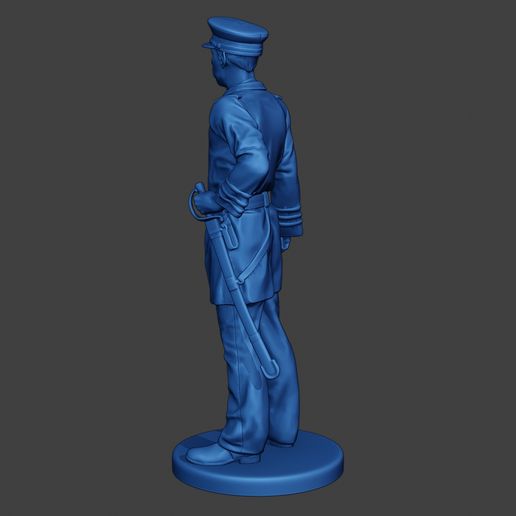 👨 American Naval Officer Stand Civil War Union ACWUS1・ 3D File for ・Cults