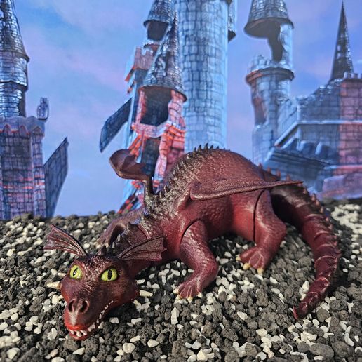 🐉 Articulated Dragon from Shrek・ STL File for 3D printing・Cults