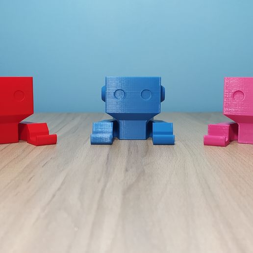 🤖 Cute Little Robot Phone Stand - AMS CFS Supported - No Supports・ STL ...