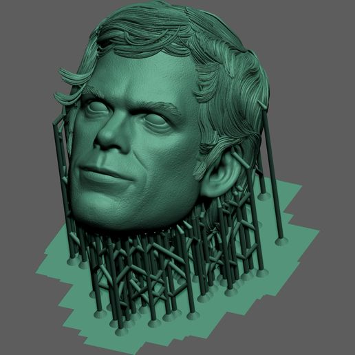 👤 Head - Dexter Morgan (Custom Head for 3D Printing)・ 3D File for 3D ...