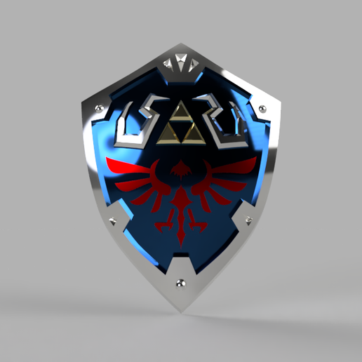 🔗 The Legend of Zelda Link Hylian Shield・ STL File for 3D printing・Cults