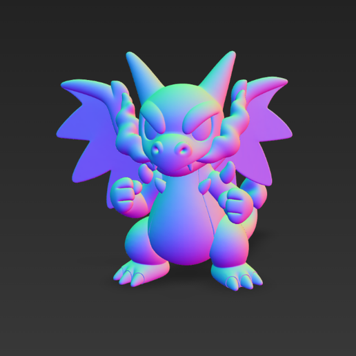 🐉 Chibi Mega Trio Bundle (Mega Charizard X, Mega Mewtwo X, Mega ...
