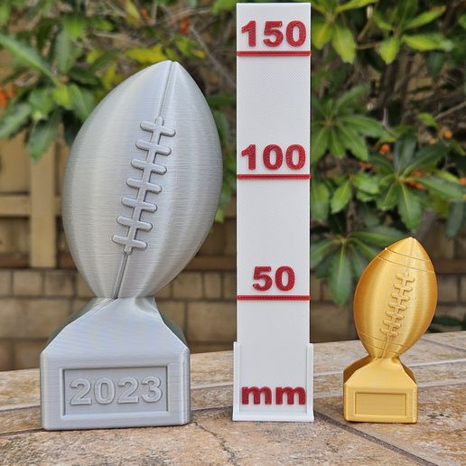 🏈 Football Trophies 🏆・ STL File for 3D printing・Cults