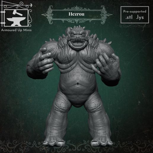 🎲 Hezrou・ STL File for 3D printing・Cults